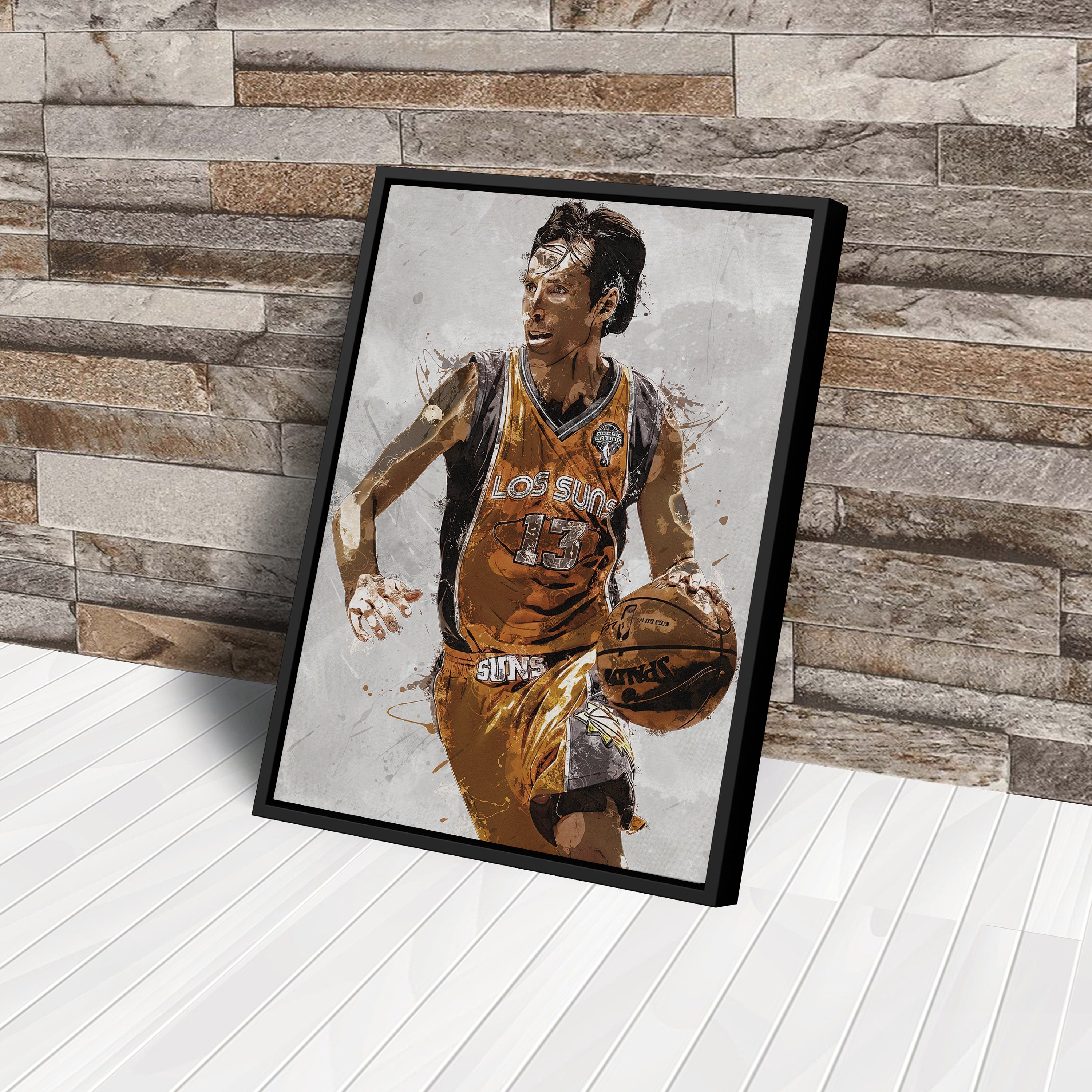 Steve Nash Poster Phoenix Suns Canvas Print Framed Poster - Etsy