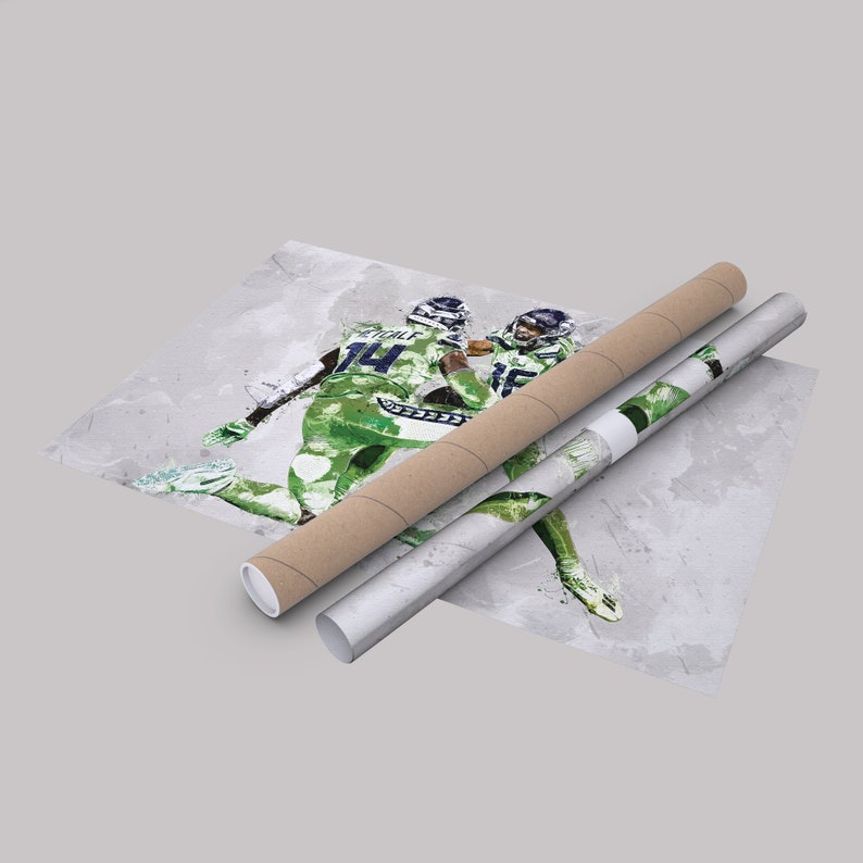 DK Metcalf Tyler Lockett Poster Seattle Seahawks Canvas - Etsy