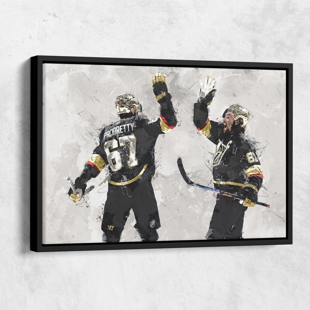 Max Pacioretty Mark Stone Poster Vegas Golden Knights Canvas - Etsy