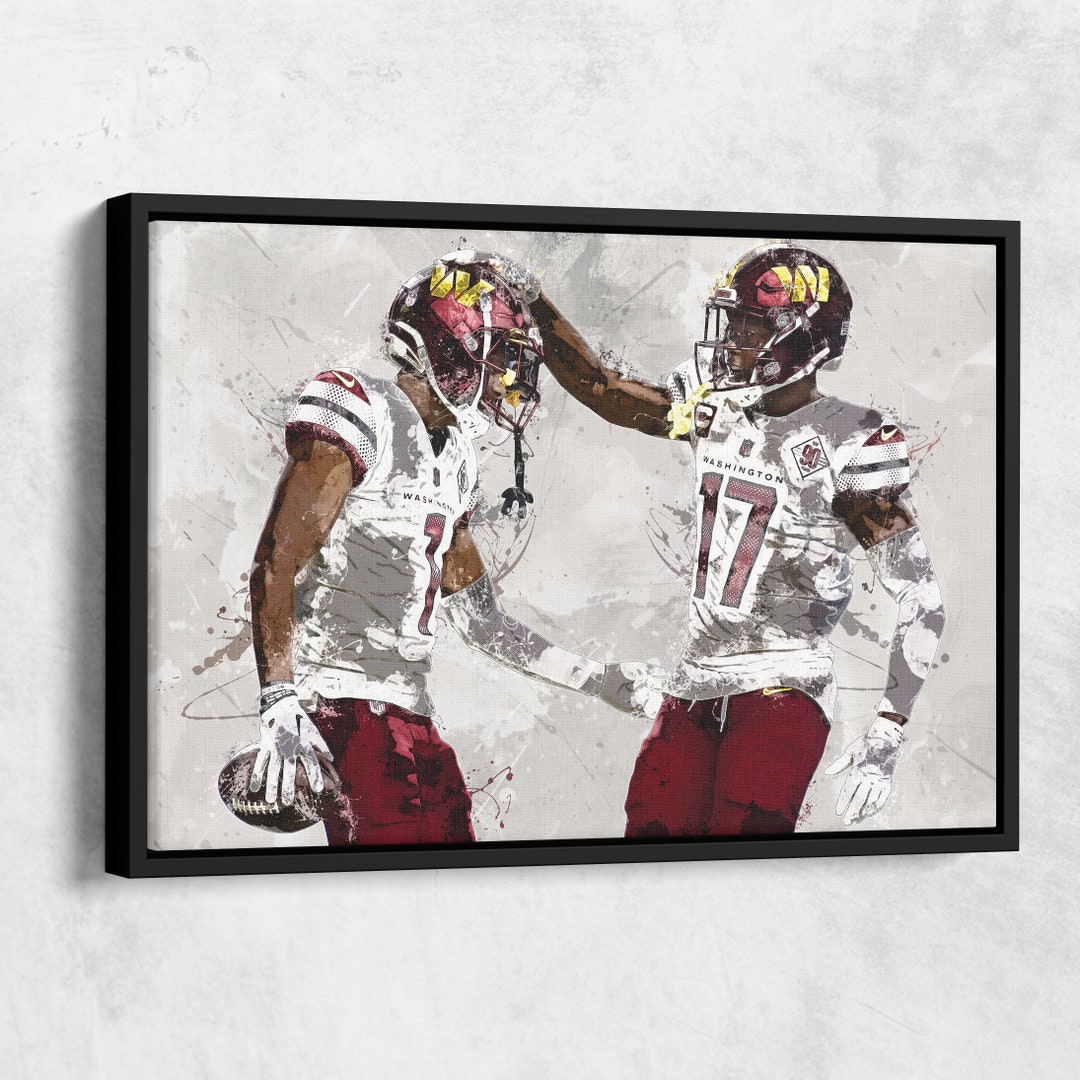 Terry Mclaurin Jahan Dotson Poster Washington Commanders - Etsy