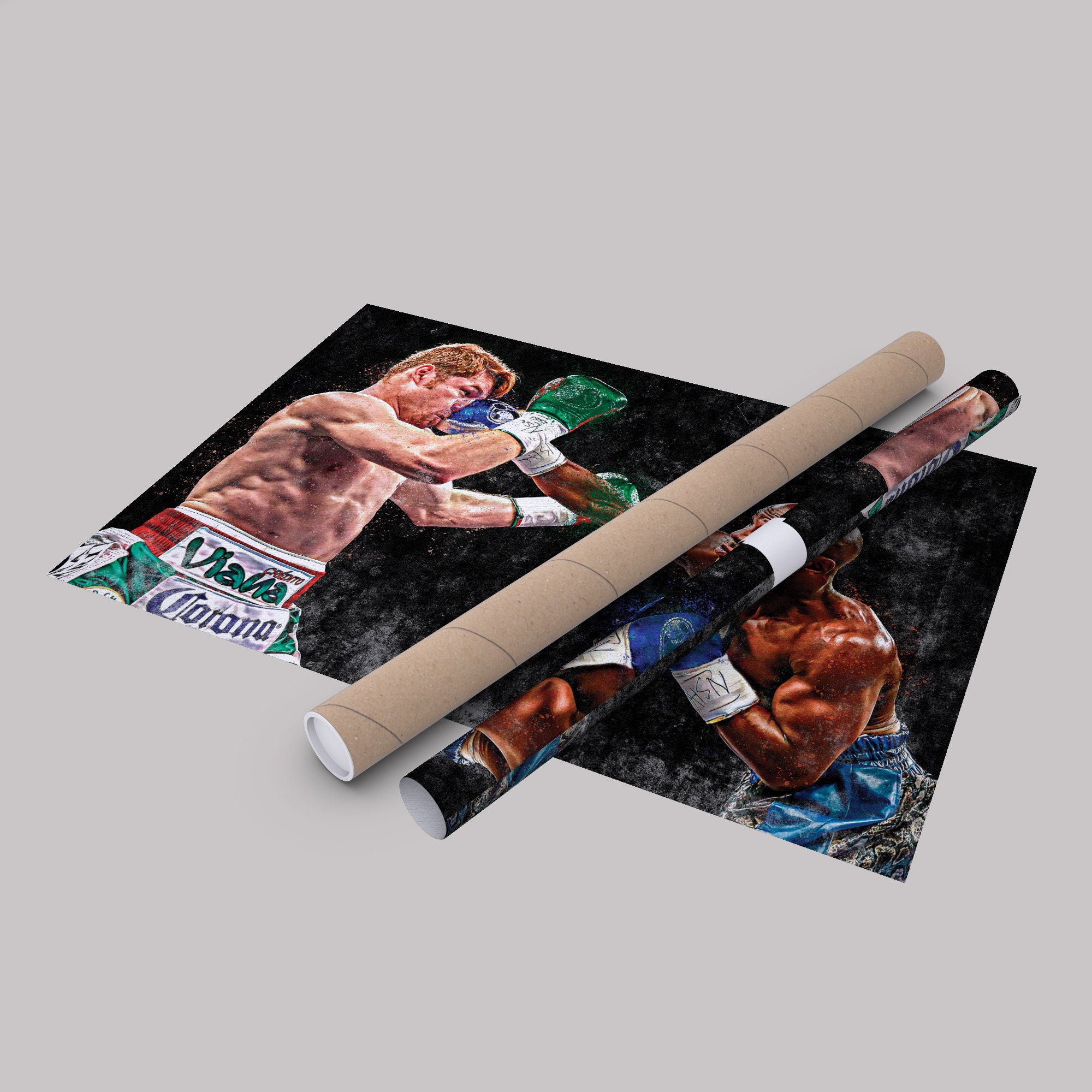 Floyd Mayweather Jr Vs. Canelo Álvarez Poster Boxing Hand Made Posters ...