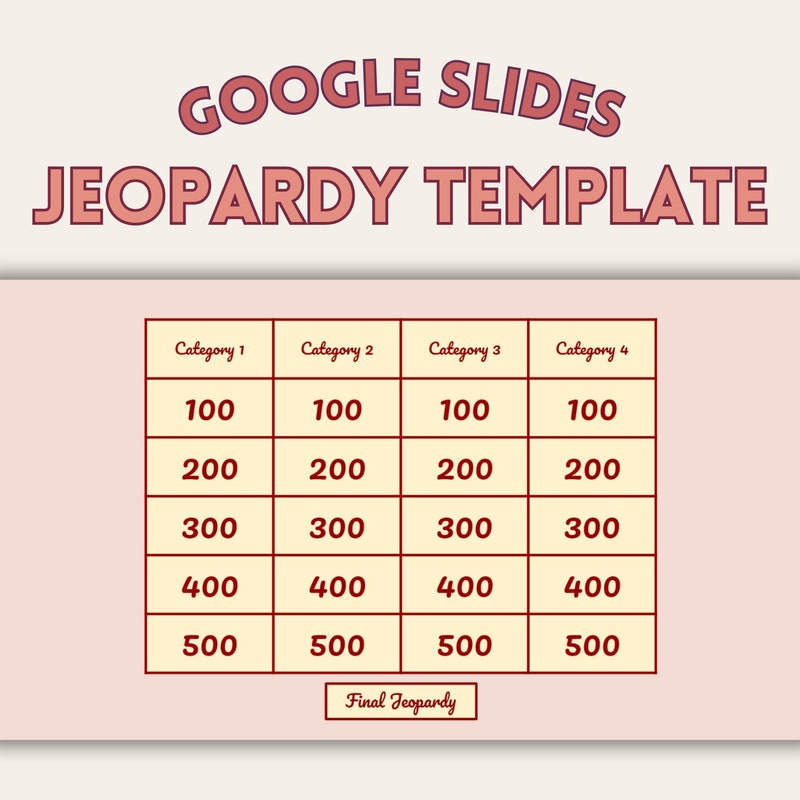 Jeopardy Christmas Game - Etsy