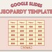 Jeopardy Google Slides Template | Editable Game | Sleepover Game ...
