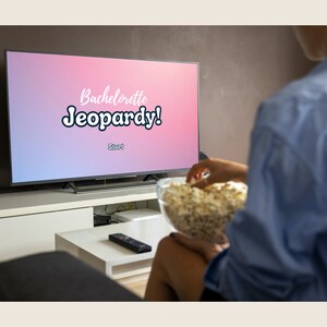 Jeoparty / Jeopardy Editable Canva Template | Bachelorette Jeopardy ...
