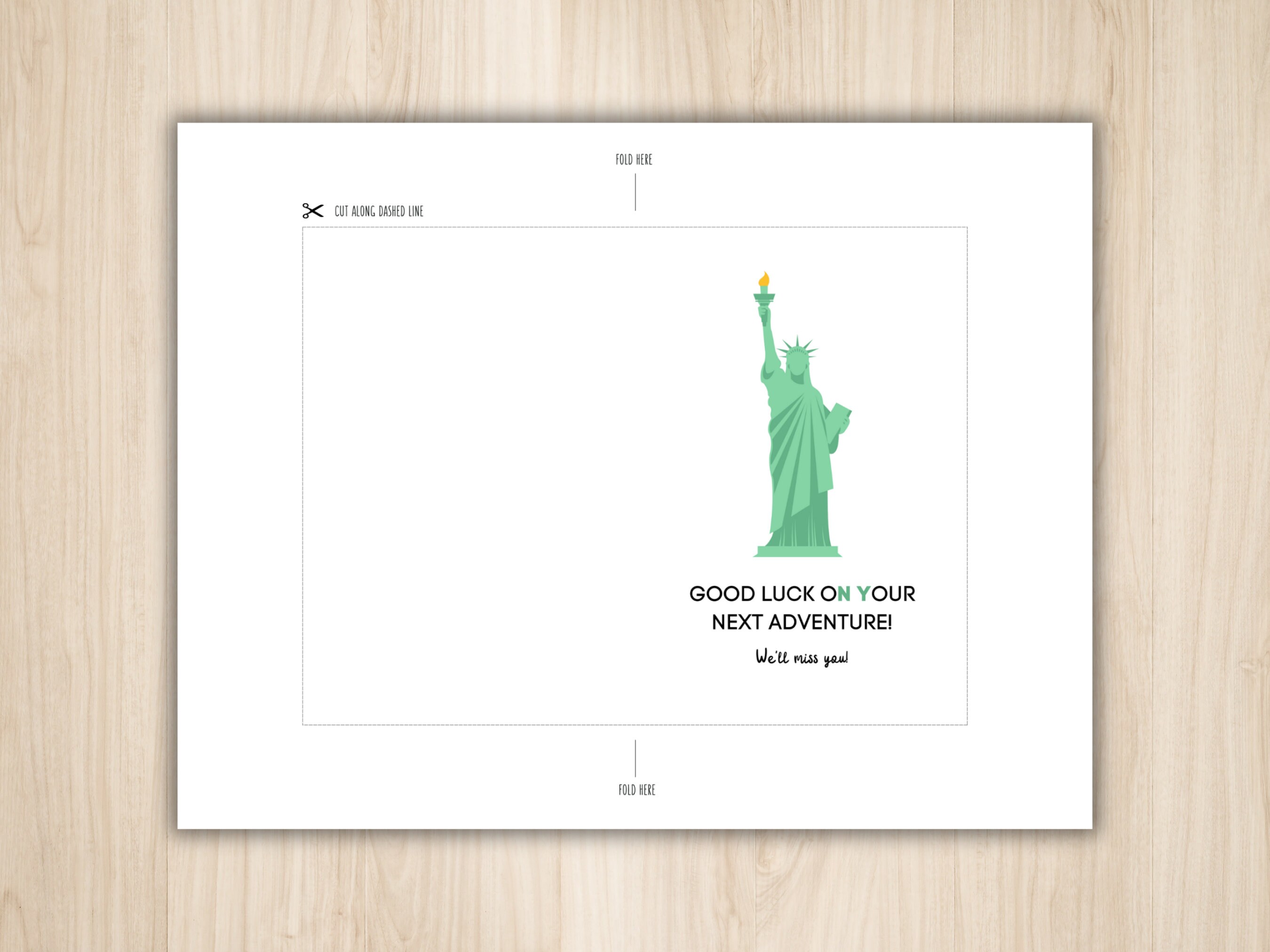 Moving to New York Greeting Card - Printable -4x6 - New York City Card ...