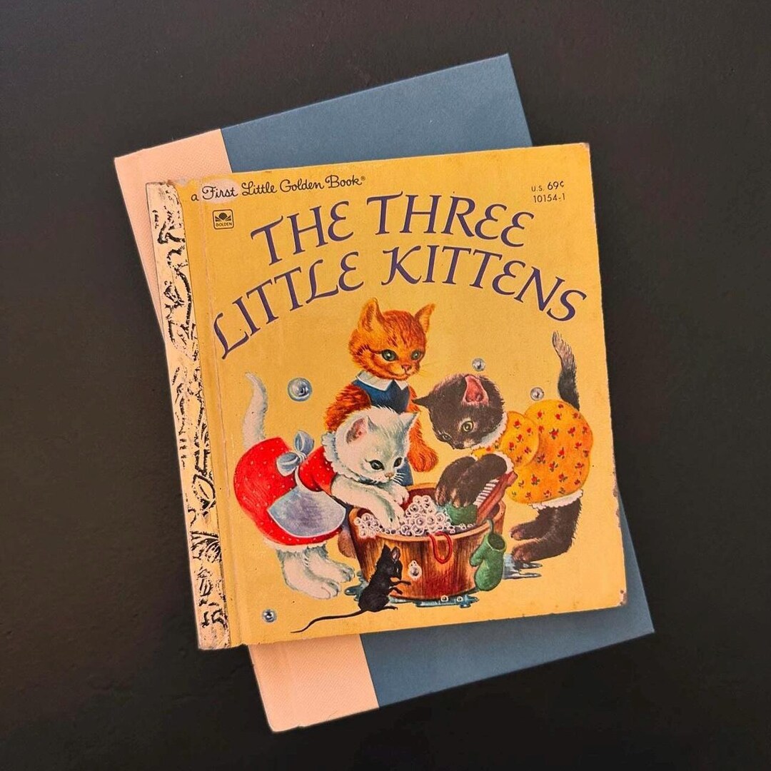Vintage 80s ‘the Three Little Kittens’ Golden Book - Etsy