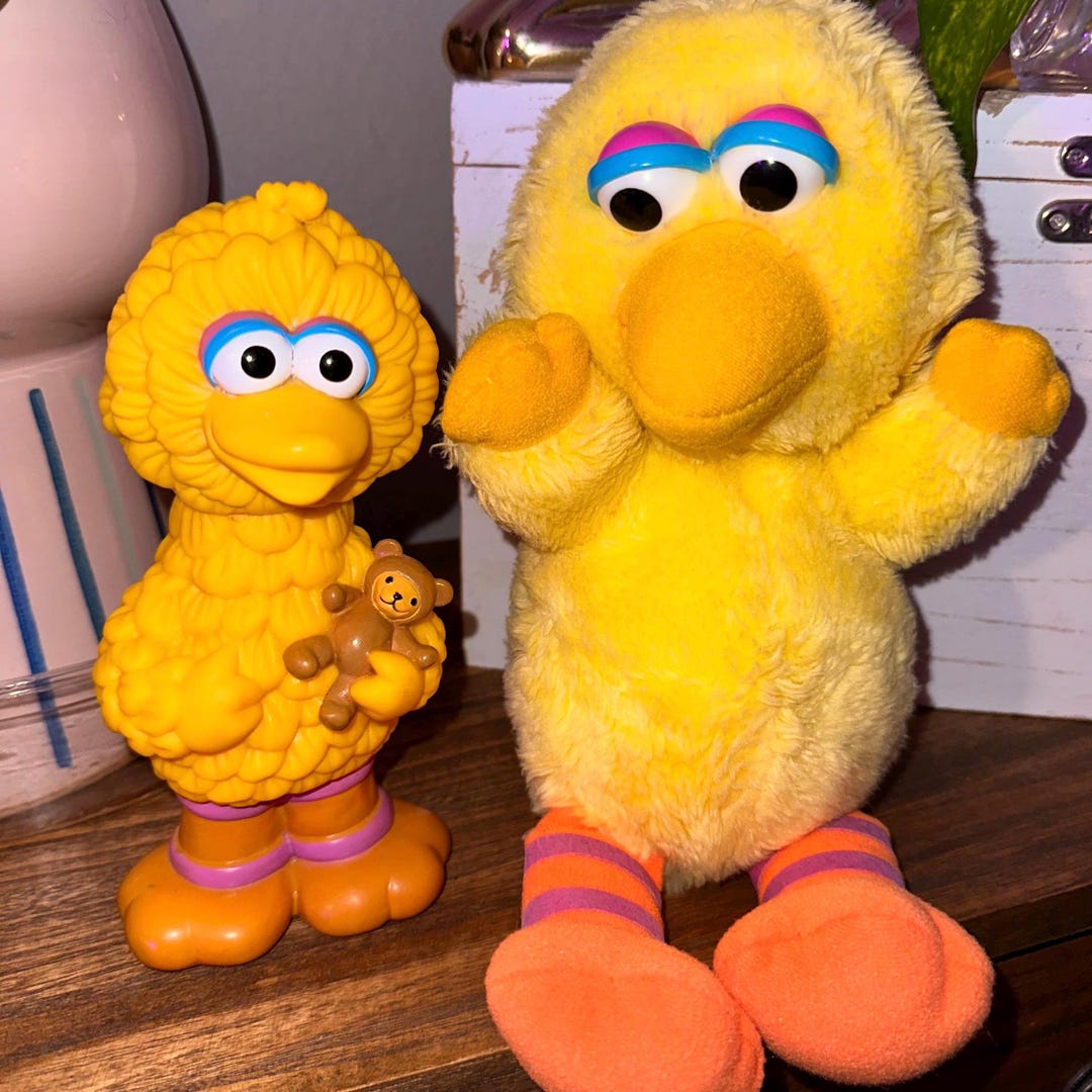Vintage Big Bird Toys - Etsy