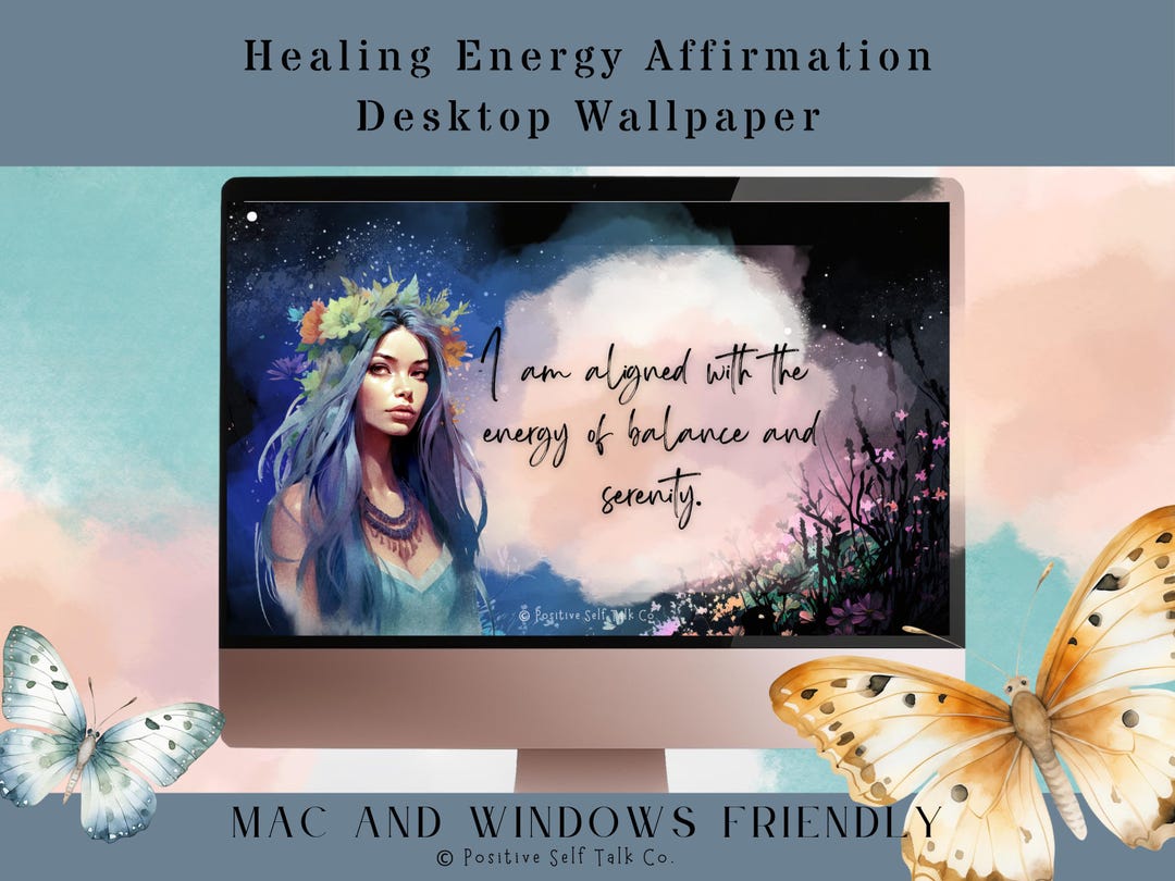Fairy Affirmation I Am Aligned Desktop Wallpaper, Mac and Windows ...
