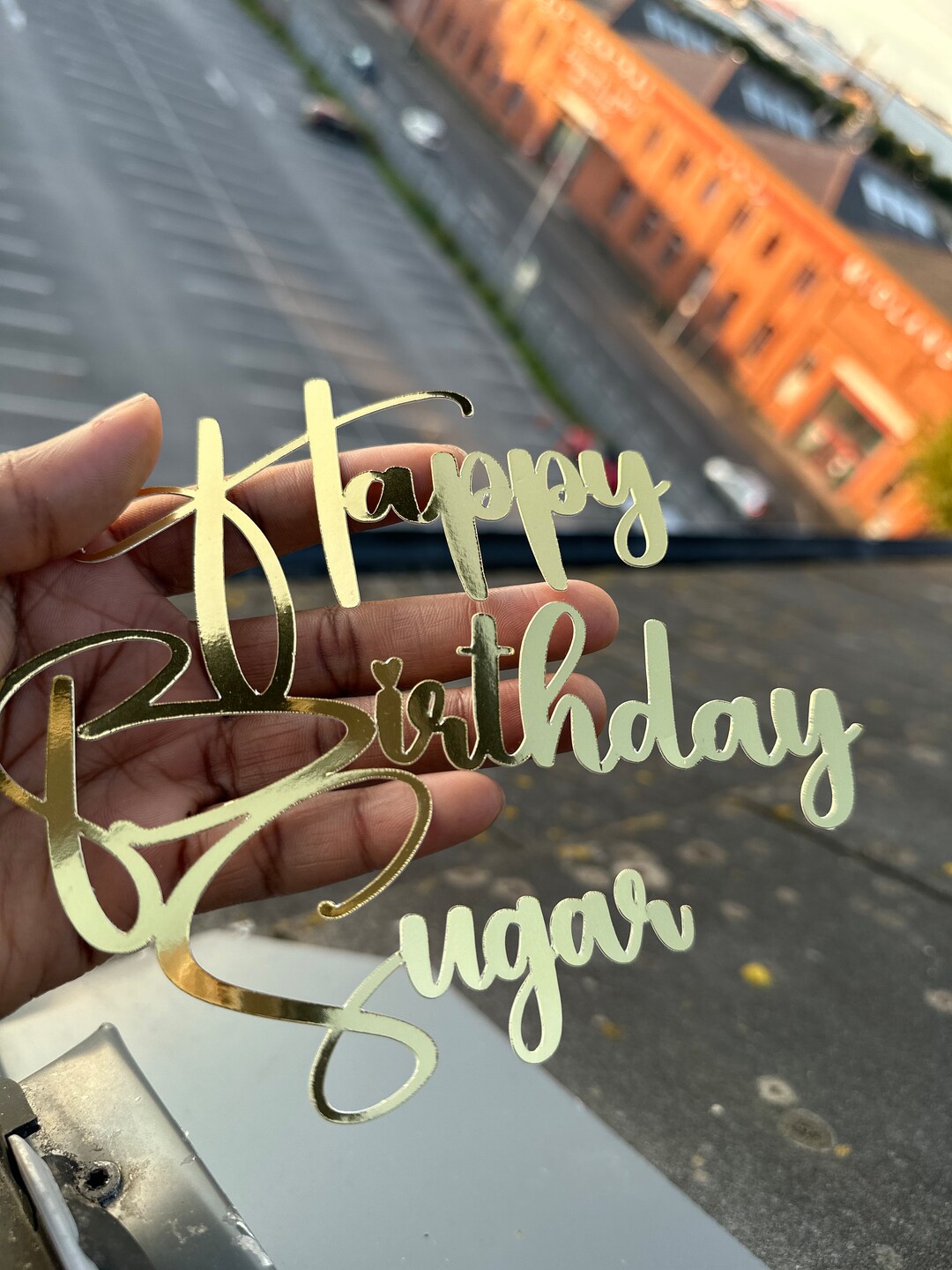 Customizable Rectangle Sheet Cake Topper for Birthday Cakes - Etsy