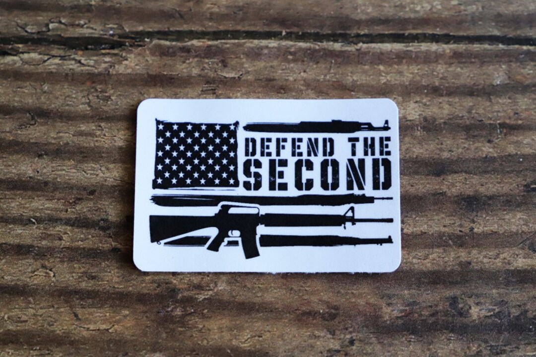 Defend the Second Sticker Decal (choose Your Color), Patriot, USA - Etsy