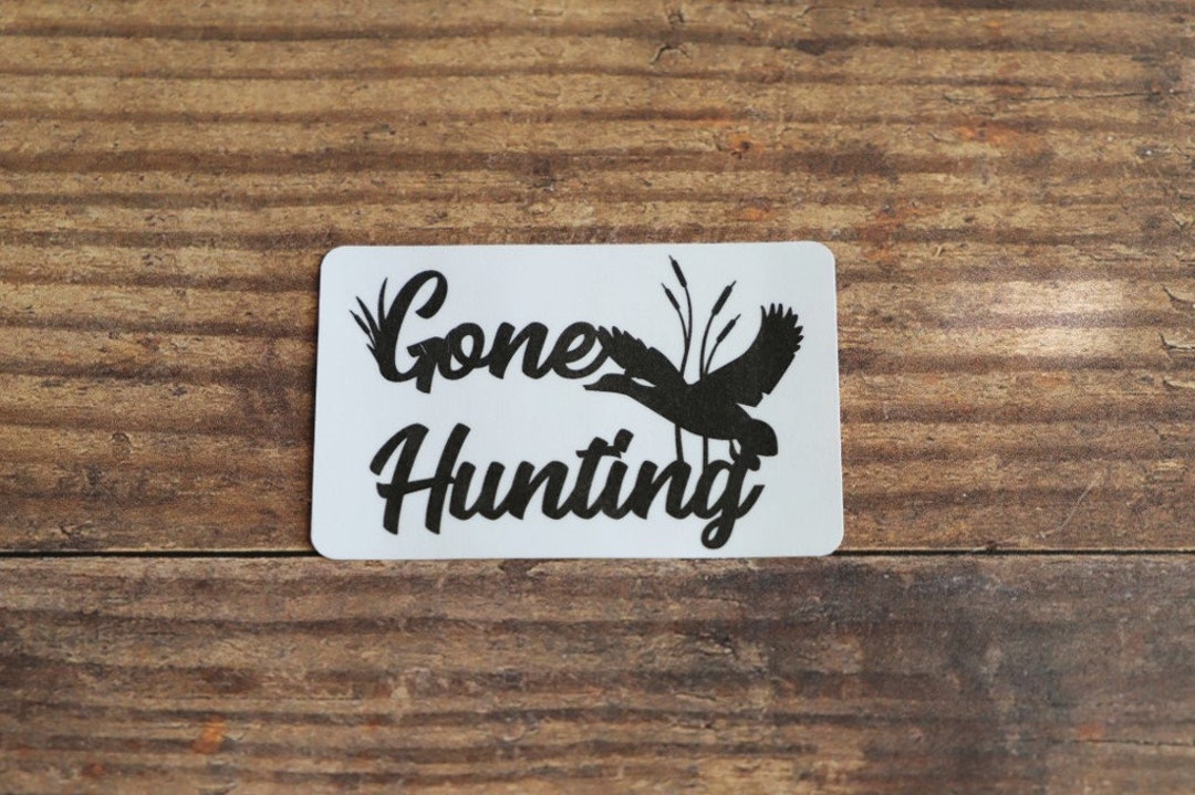 Gone Duck Hunting Sticker Decal - Etsy