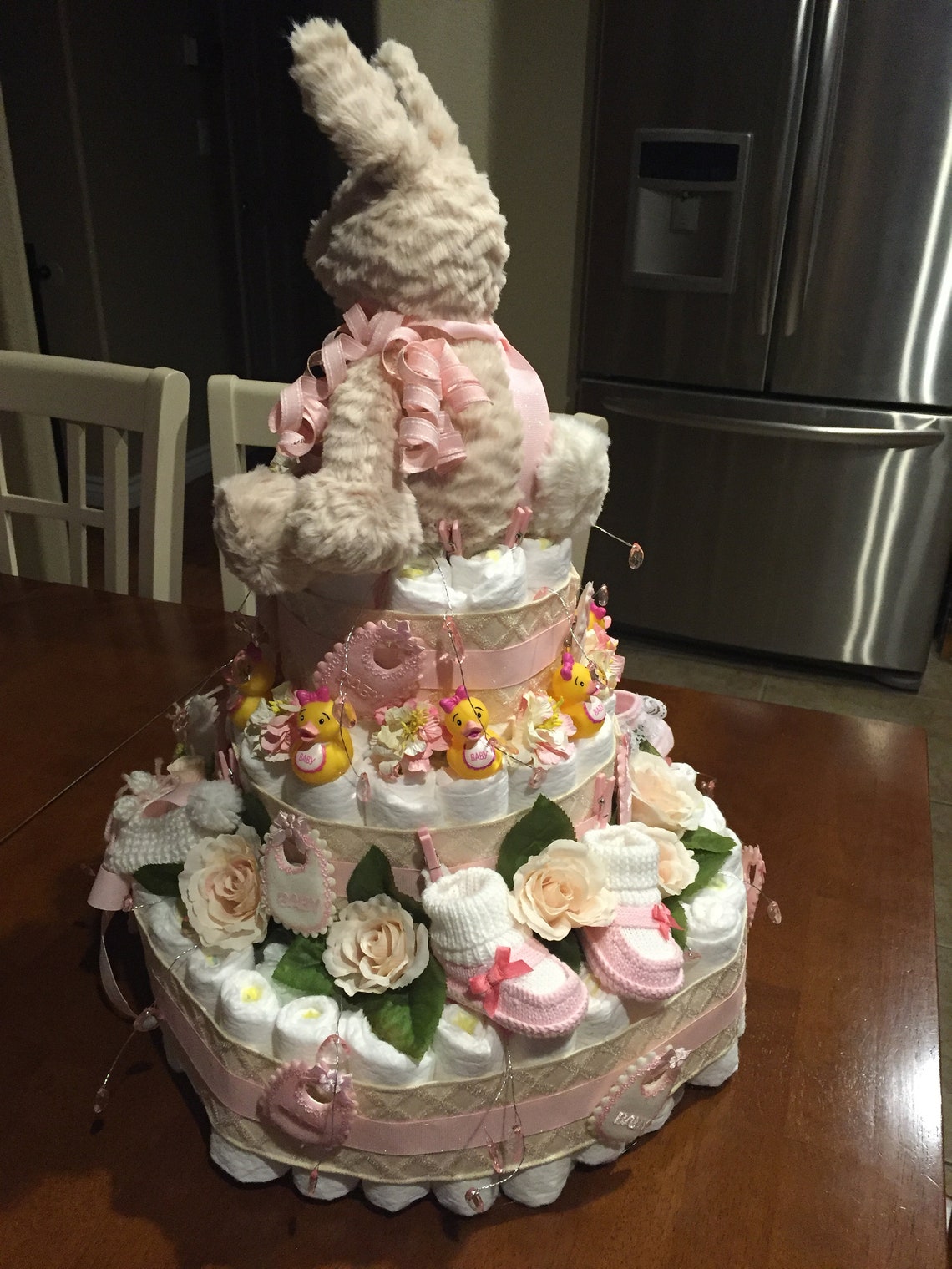 Custom Diaper Cakes Centerpiece for Baby Shower Present Owl - Etsy