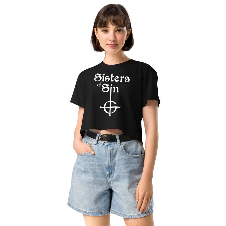 Ghost Sisters of Sin Crop Top | Ghost BC Metal Rock Band T-shirt ...
