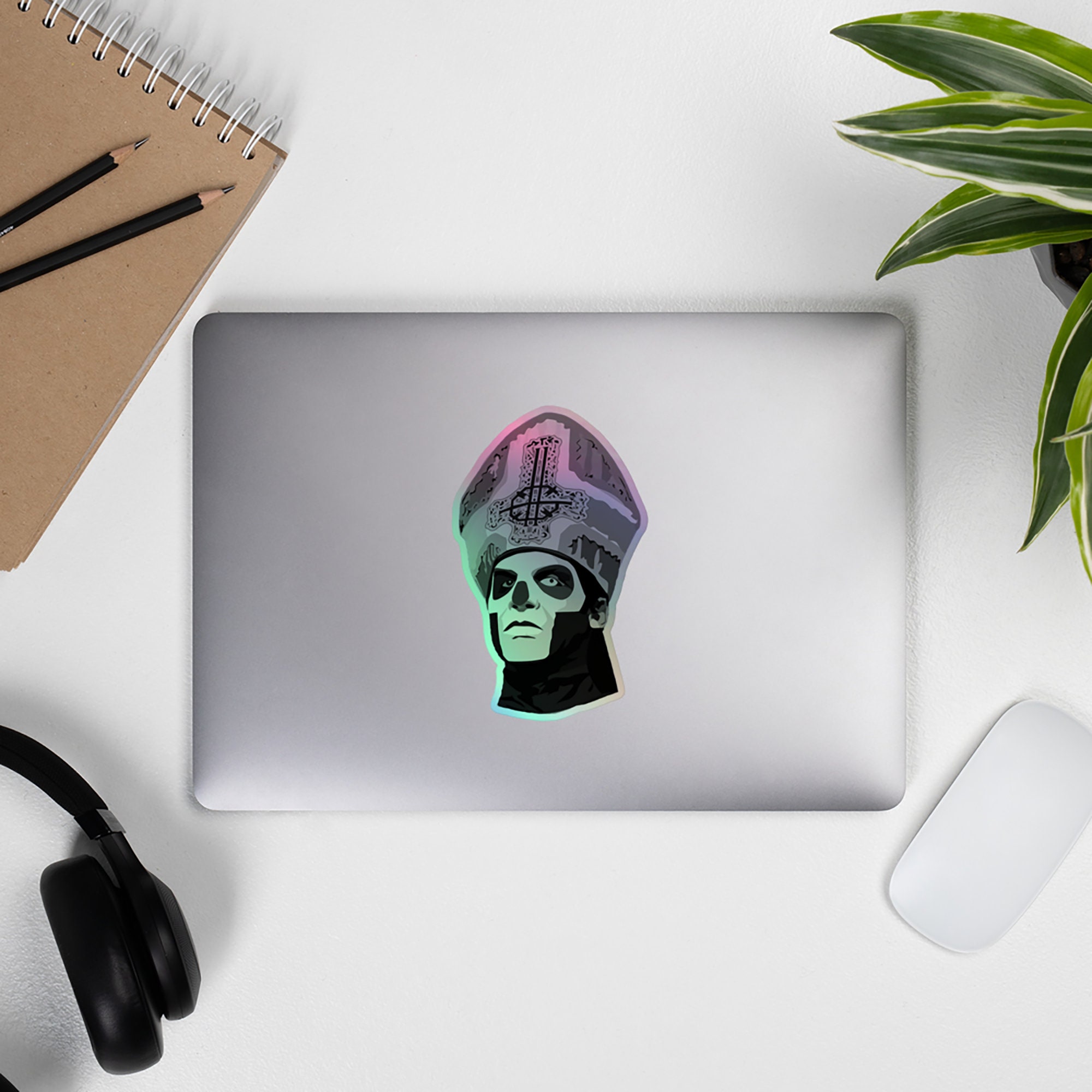 Ghost Papa Emeritus III Terzo Holographic Stickers Decal | Ghost BC ...