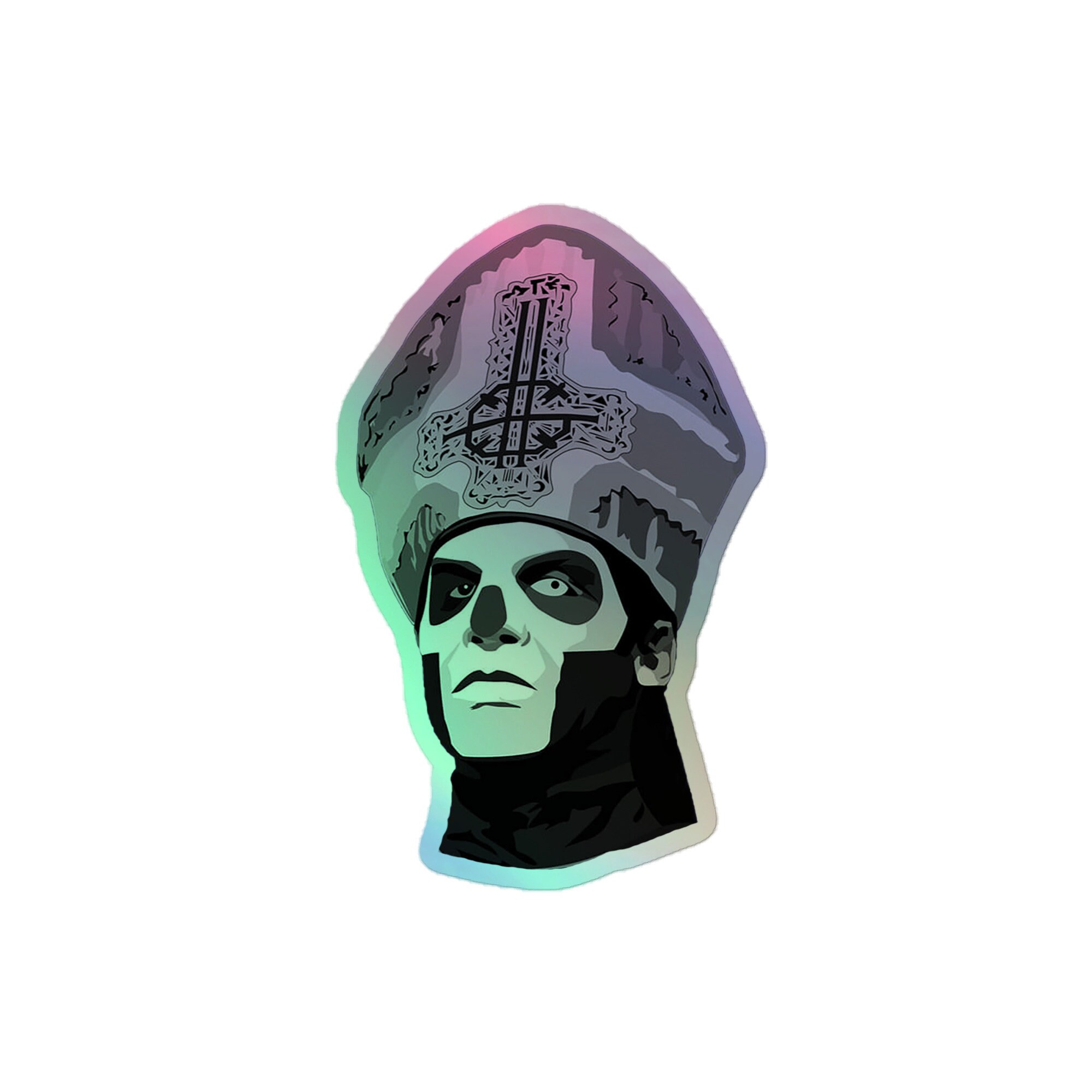 Ghost Papa Emeritus III Terzo Holographic Stickers Decal | Ghost BC ...