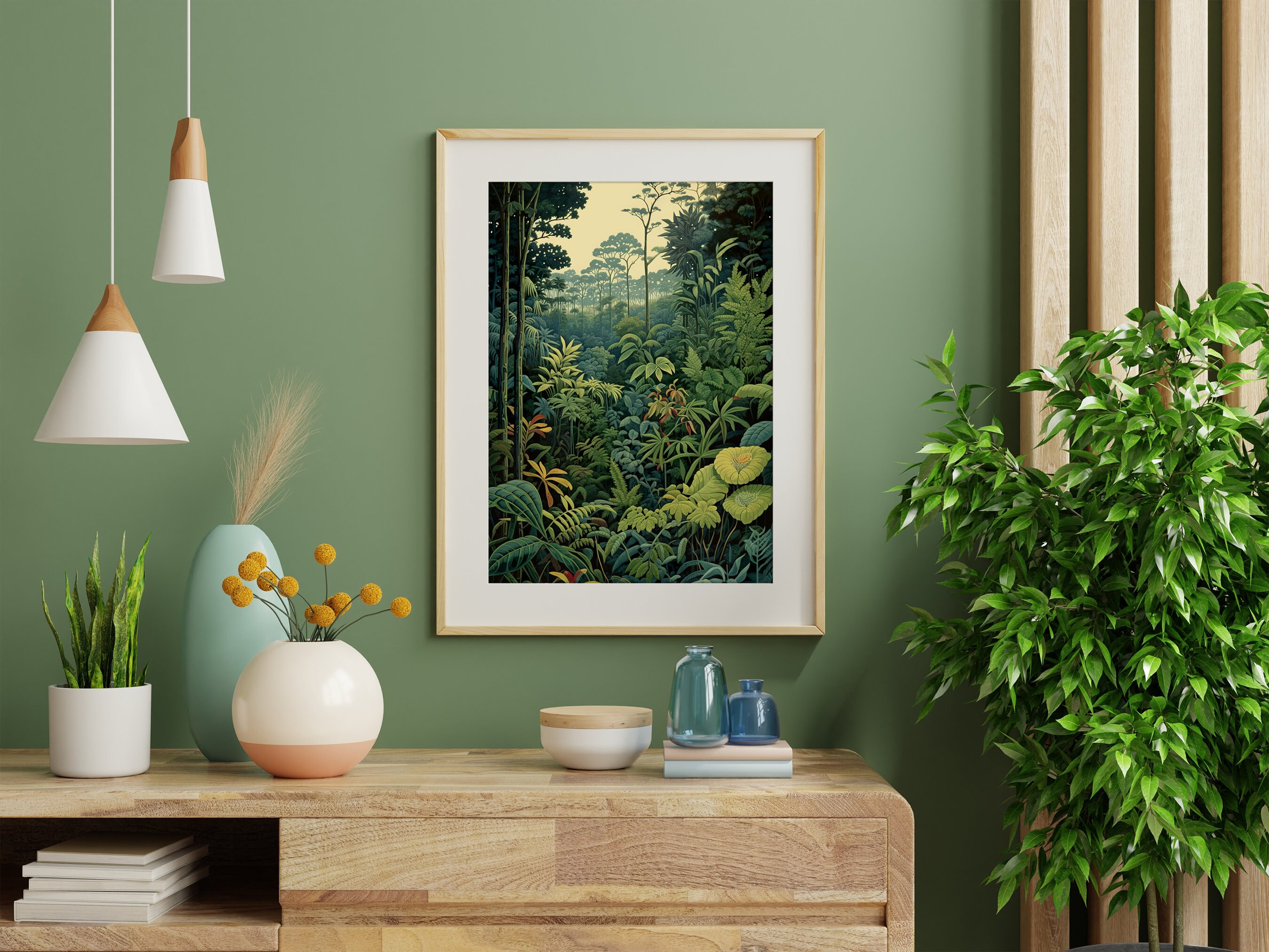 DIGITAL DOWNLOAD Jungle Forest Vegetation Nature - Etsy