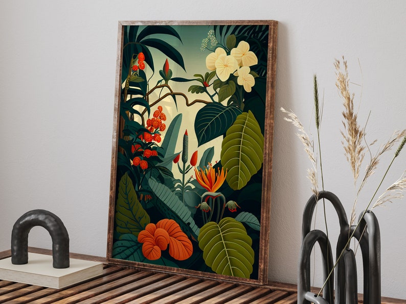 Botanical Print of Tropical Plants Botanical Poster A2/A3/A4/A5/A6 ...