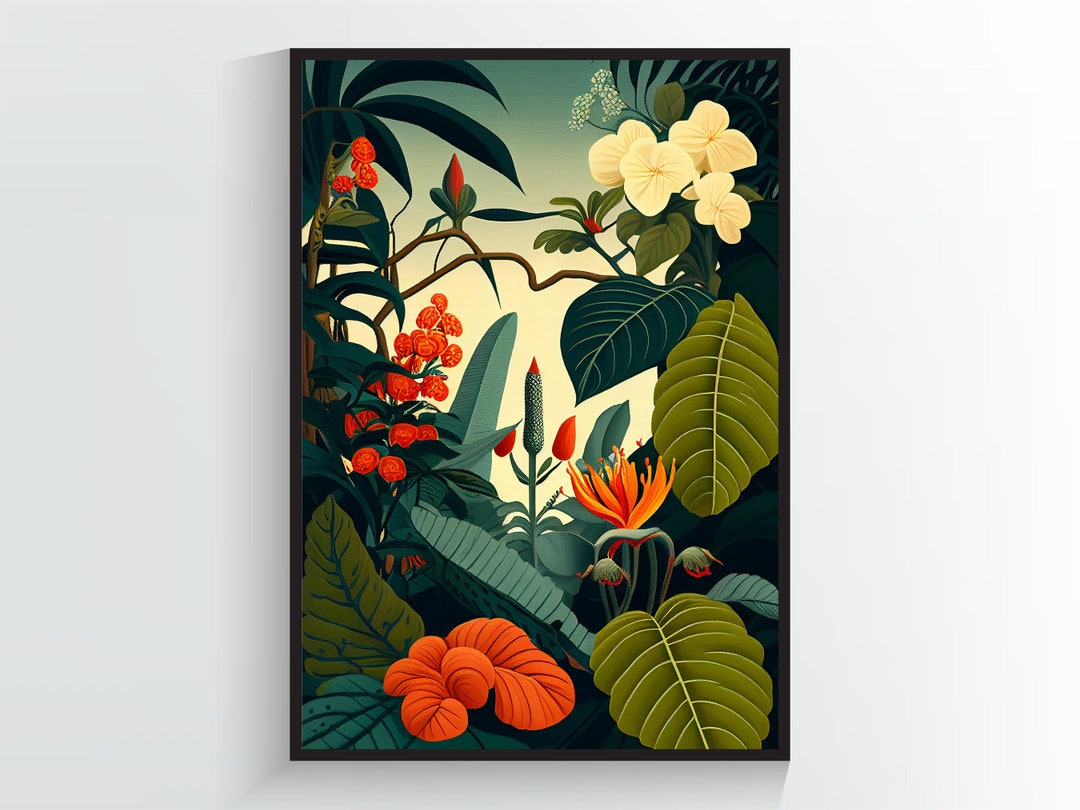 Botanical Print of Tropical Plants - Botanical Poster - A2/A3/A4/A5/A6 ...