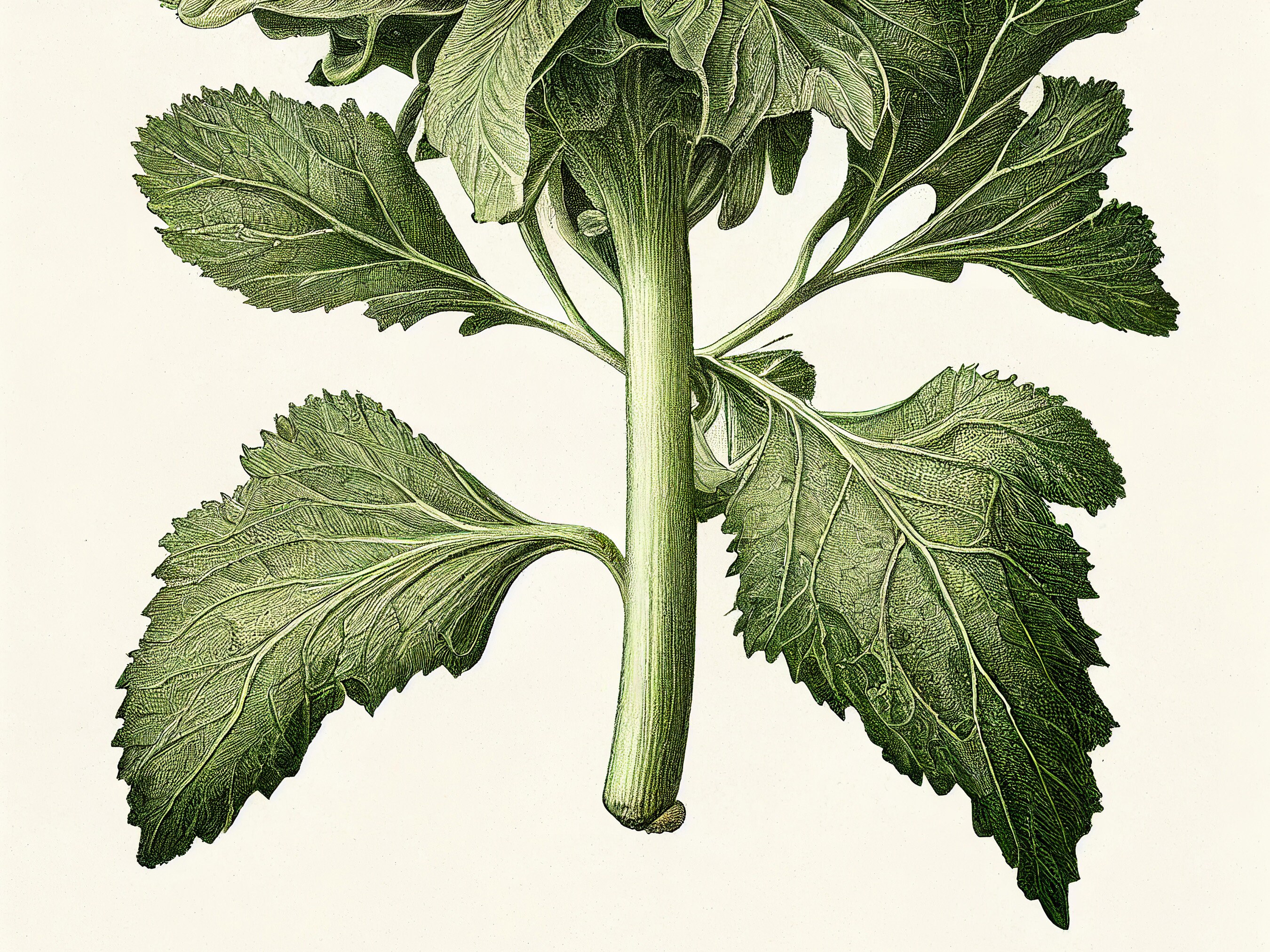 Cauliflower Vintage Poster - Vegetable Art Print - A2/A3/A4/A5/A6 ...