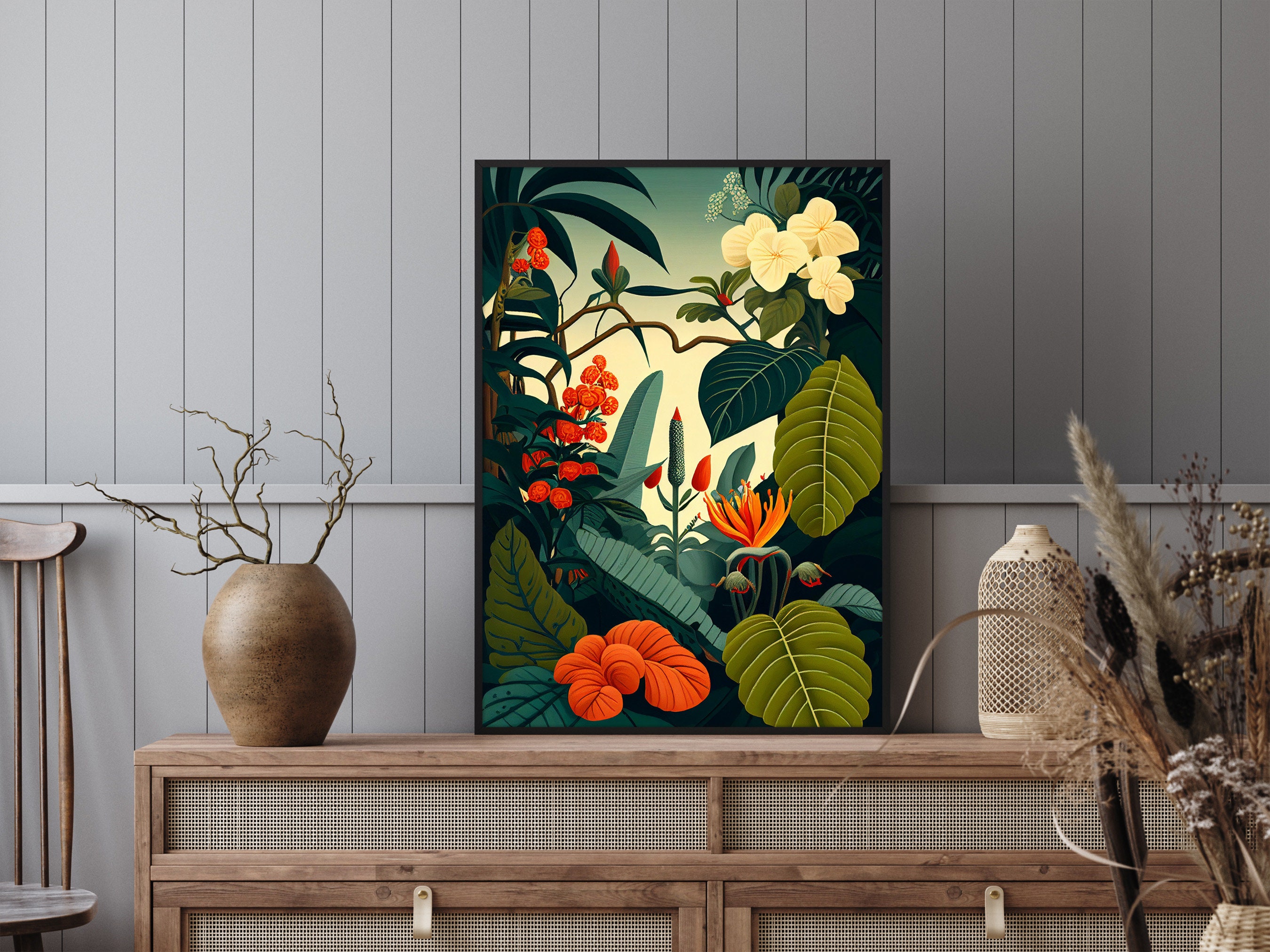 Botanical Print of Tropical Plants Botanical Poster A2/A3/A4/A5/A6 ...