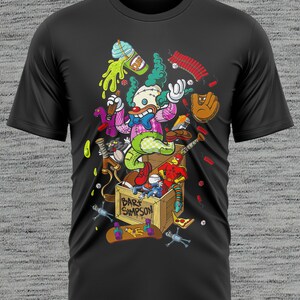 Simpsons PNG Just DTF Halftone Black T-shirt Only Digital - Etsy