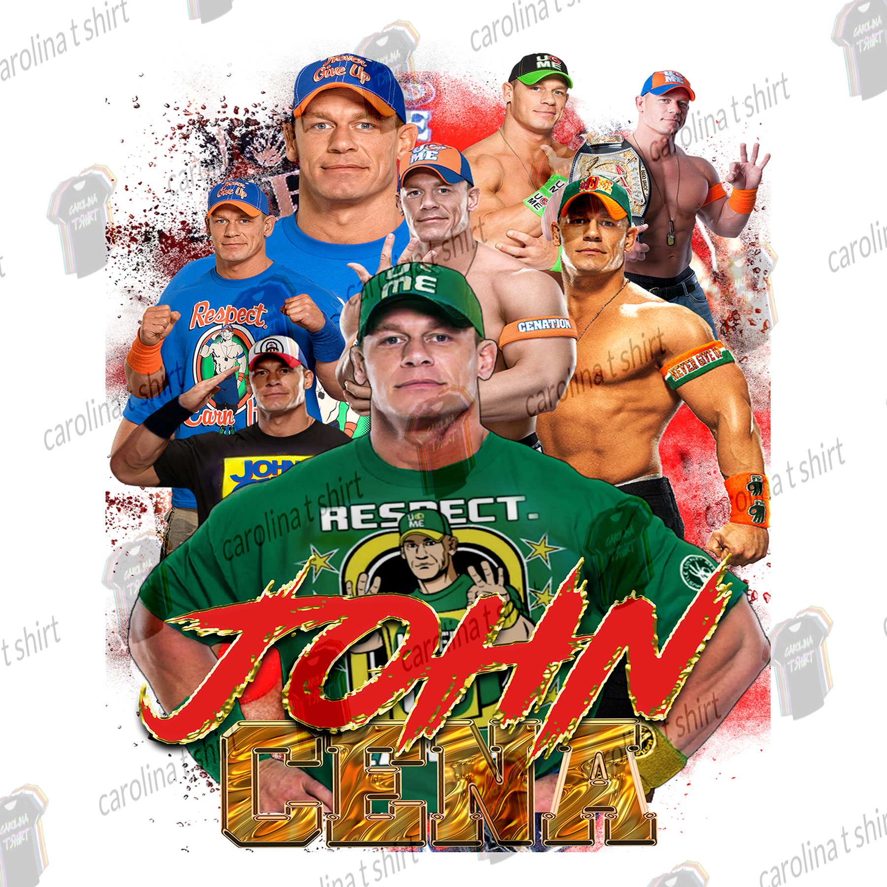 John Cena Wwe Lucha Libre Wrestling PNG Sublimacion DTF - Etsy Canada