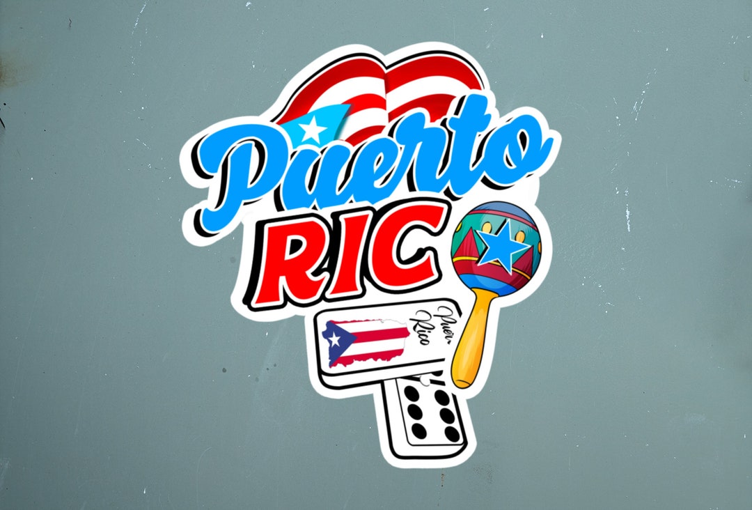 Puerto Rico PNG Stickers/pegatinas Digital Download - Etsy
