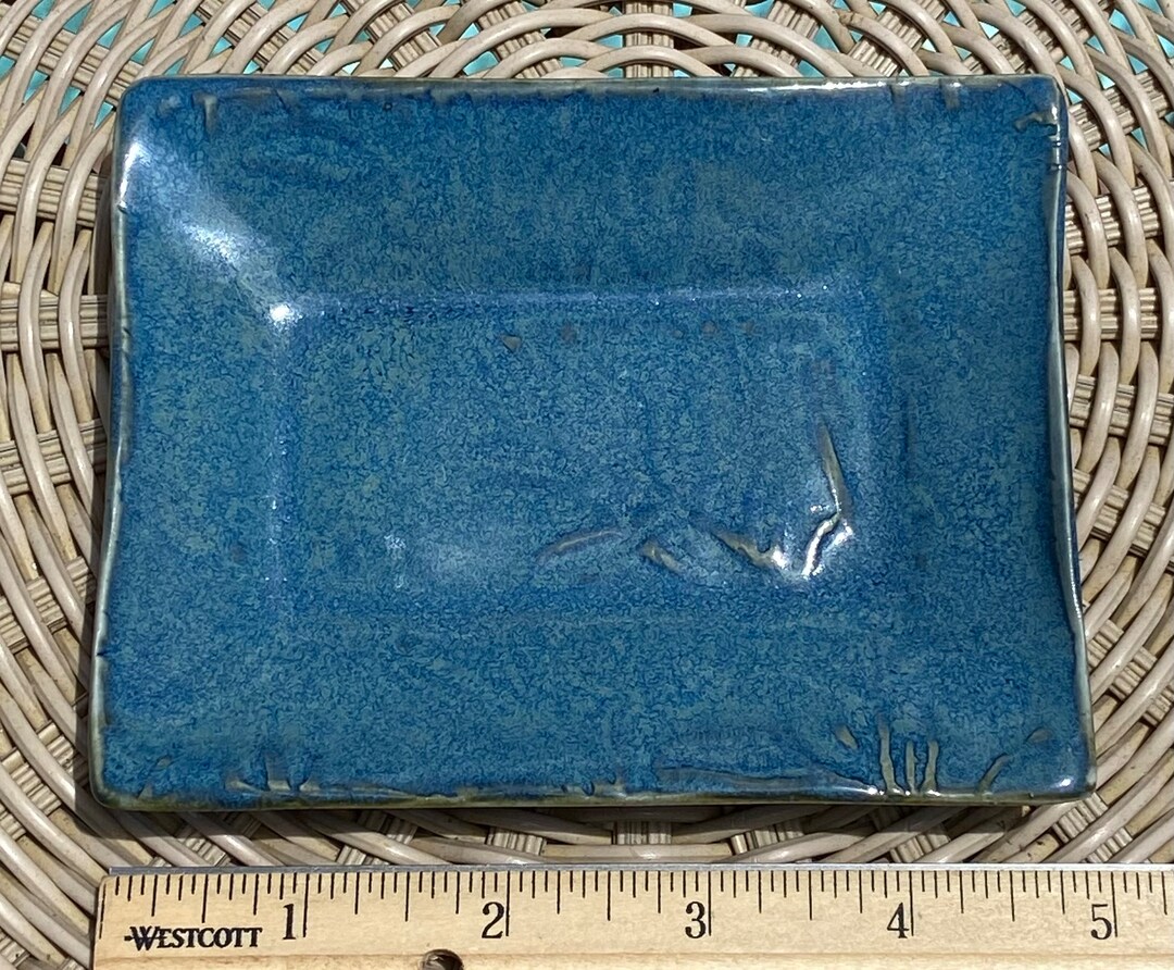 Bamboo Soap Dish Denim Blue - Etsy