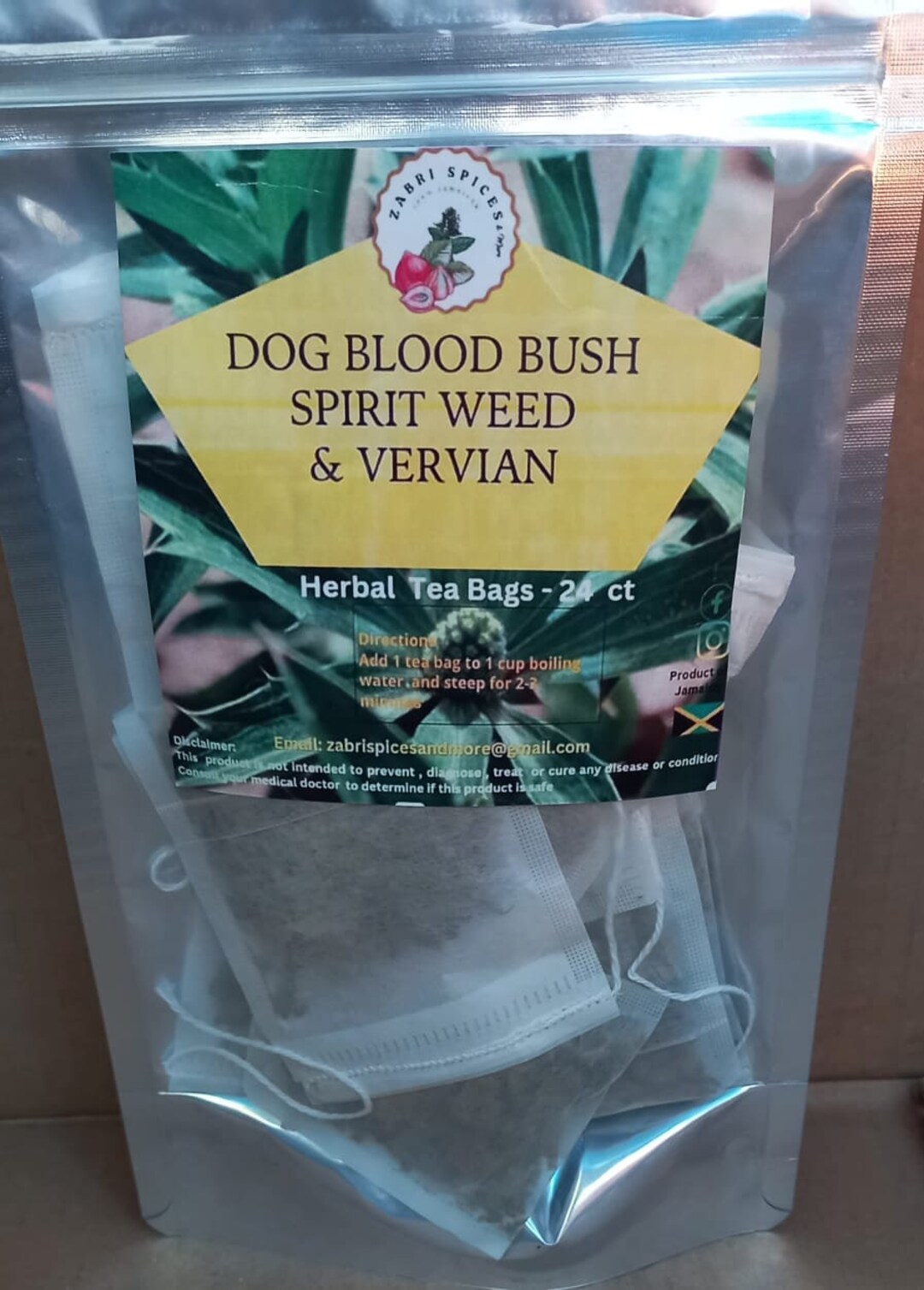 Jamaican Dog Blood Bush Spirit Weed& Vervain - Etsy