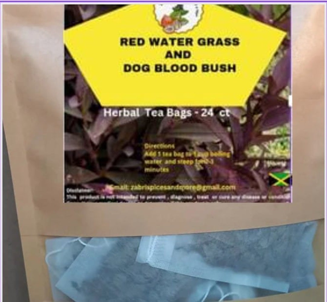 Red Water Grass & Dog Blood Bush Tea Bags - Etsy