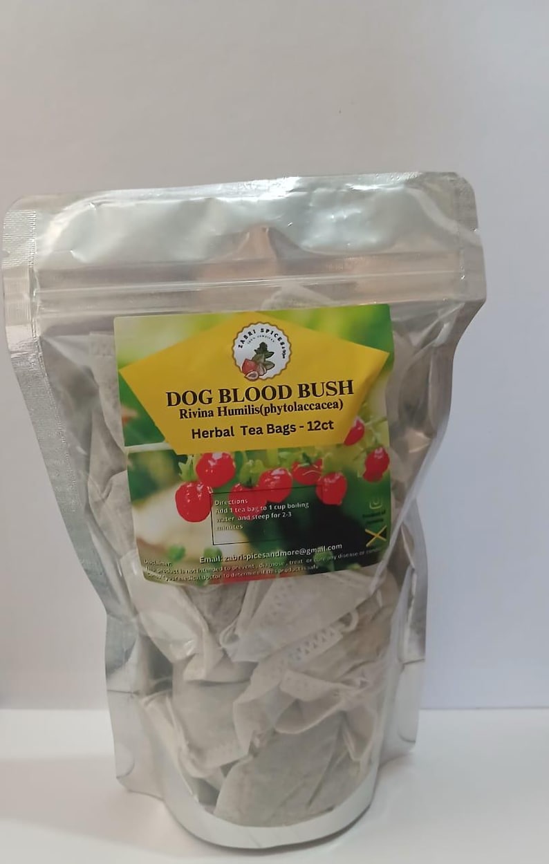 Dog Blood Bush Herbal Tea Bags/rivina Humilis - Etsy