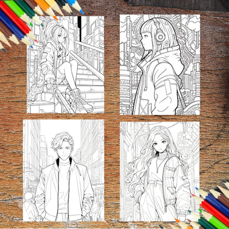 6500 Premium Anime Coloring Book Pages Complete Library Access Ultimate ...