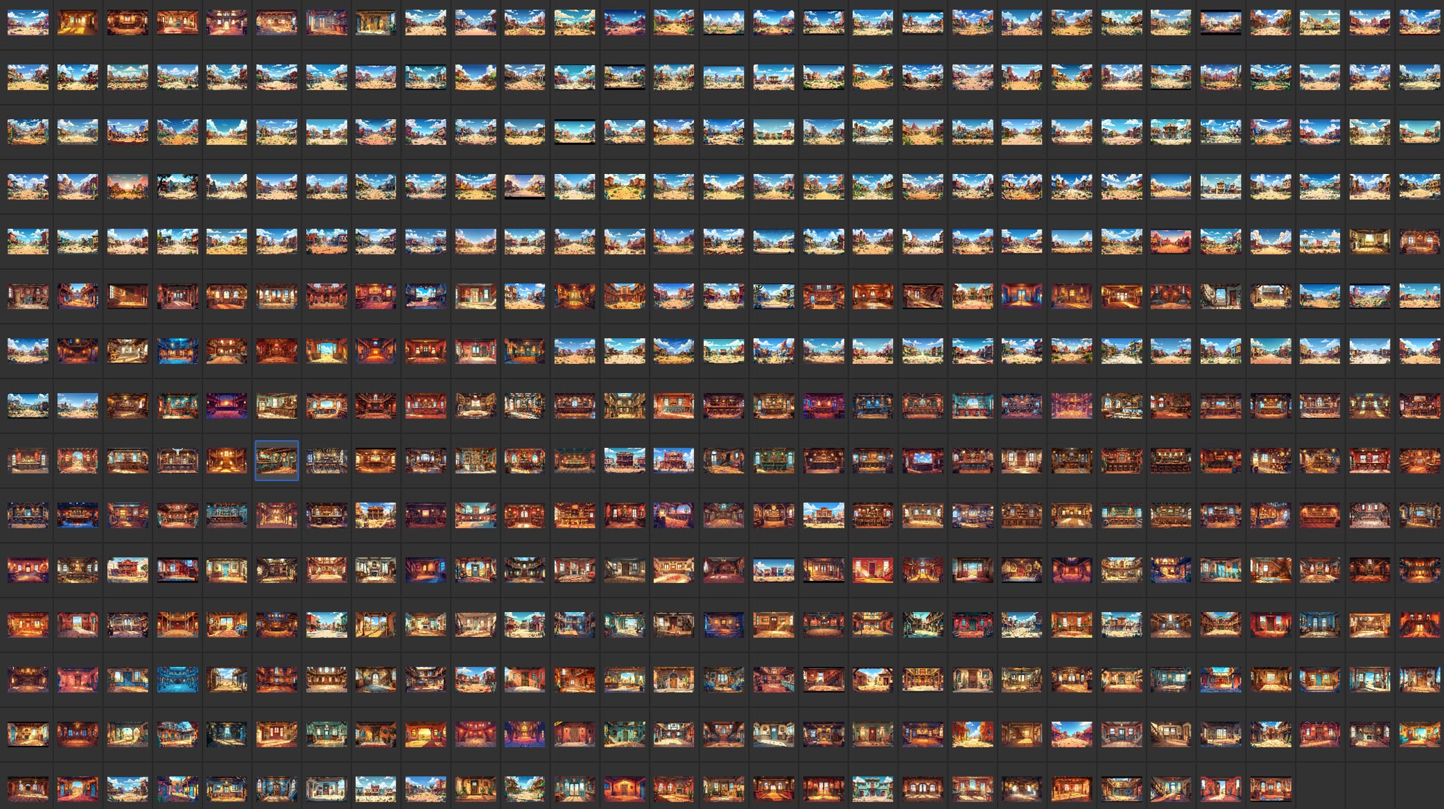 Wild West Saloon Cartoon Backdrops Series 7 - 200+ Background 2D ...