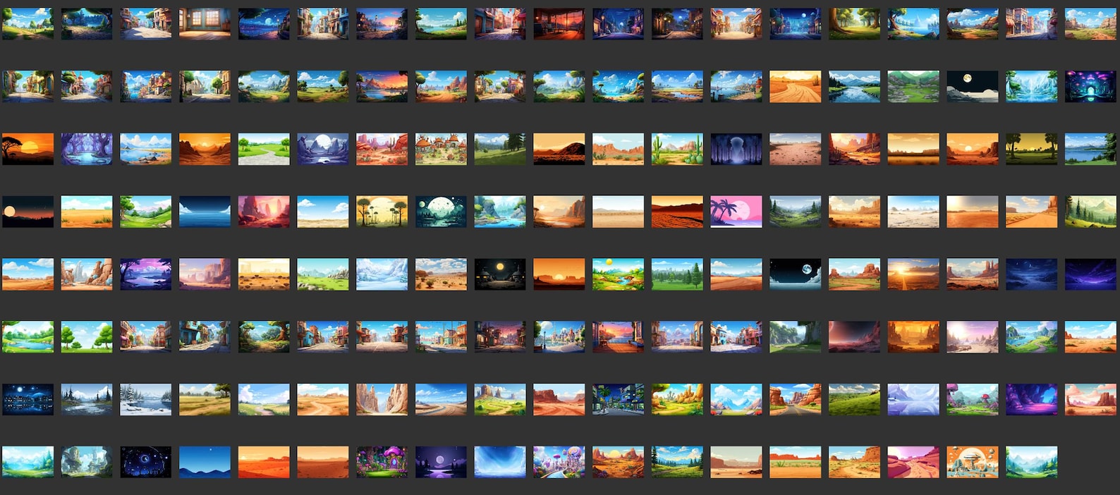 150 High-res Cartoon Backgrounds, 5K Cartoon Backdrops for Animators ...