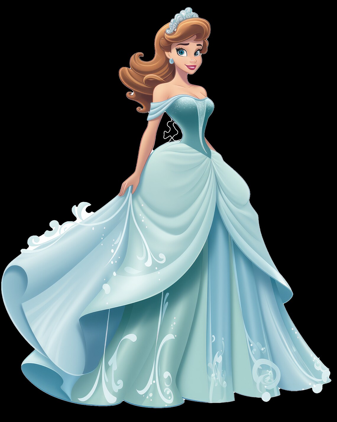 50 Female Cartoon Characters PNG Pack - Digital Download, Instant ...