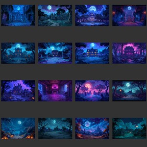 Gothic Backdrops, Goth Cartoon Backgrounds, Spooky Cartoon ...
