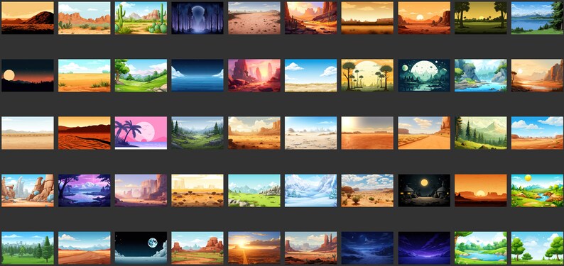 100 Premium 5K Cartoon Backgrounds 2D No Copyright, Ideal for Creative ...