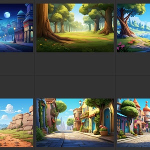 150 High-res Cartoon Backgrounds, 5K Cartoon Backdrops for Animators ...
