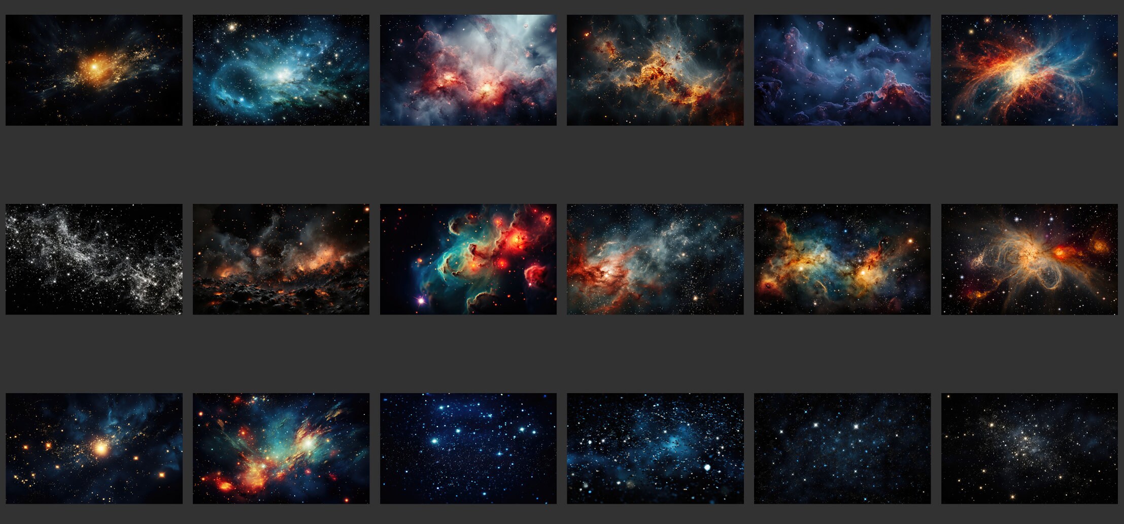 100 Space Backgrounds Pack | 4K 16:10 Backdrops for Websites and ...