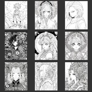 6500 Premium Anime Coloring Book Pages Complete Library Access Ultimate ...