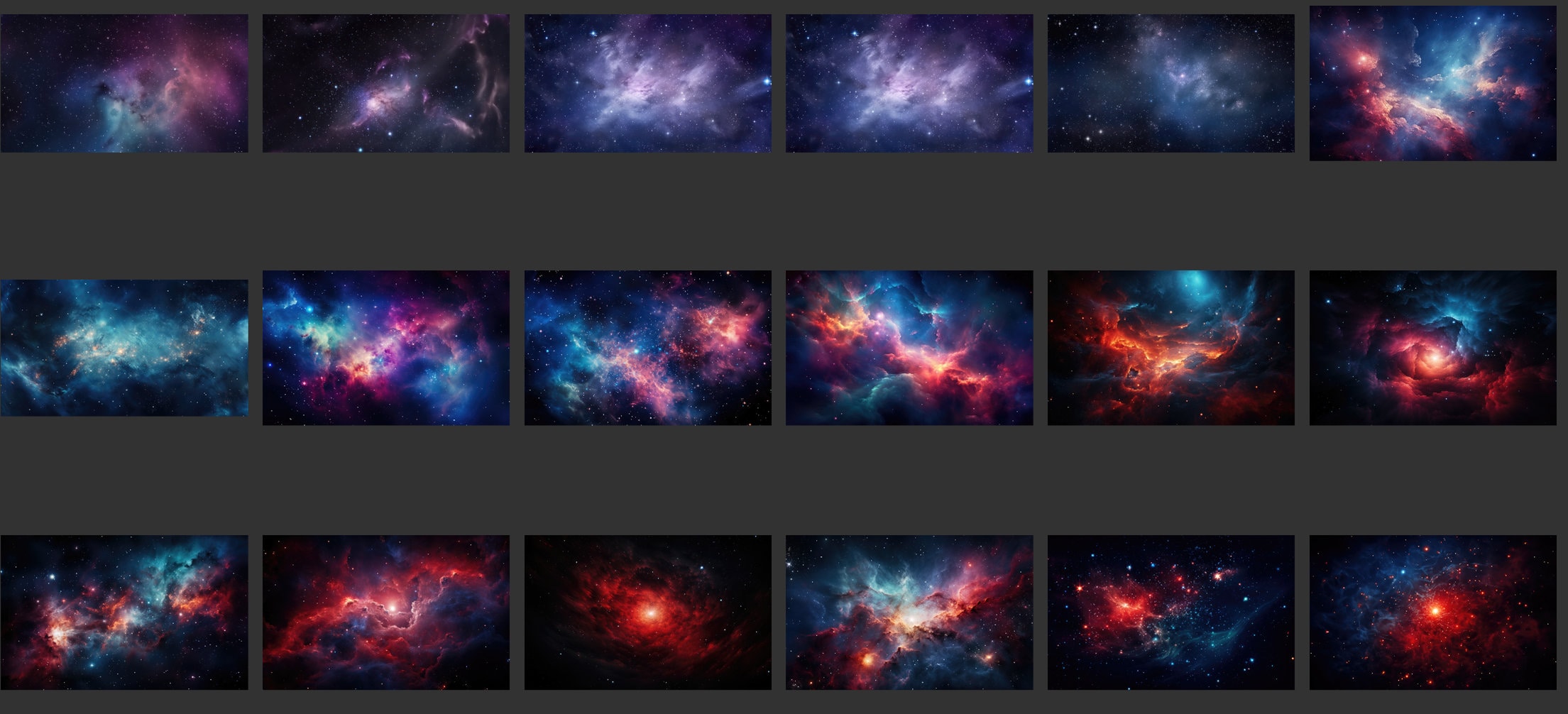100 Space Backgrounds Pack | 4K 16:10 Backdrops for Websites and ...