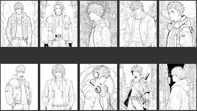 6500 Premium Anime Coloring Book Pages Complete Library Access Ultimate ...