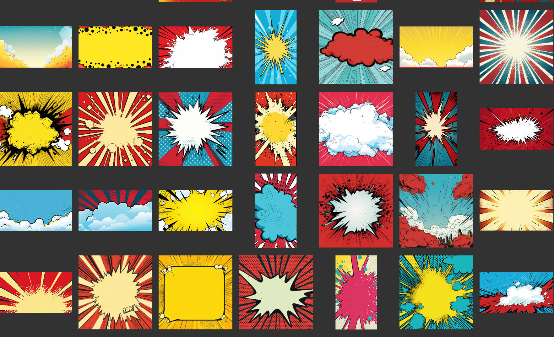 300 5K Graphic Novel Backdrops | Ideal for Comic Artists & Digital ...