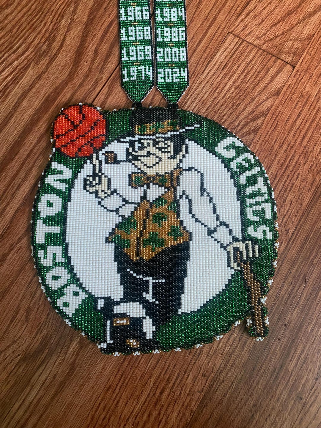 Boston Celtics 2024 Championship Medallion Banner Chain - Etsy