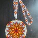 Beaded Quill Ringed Medallion - Etsy