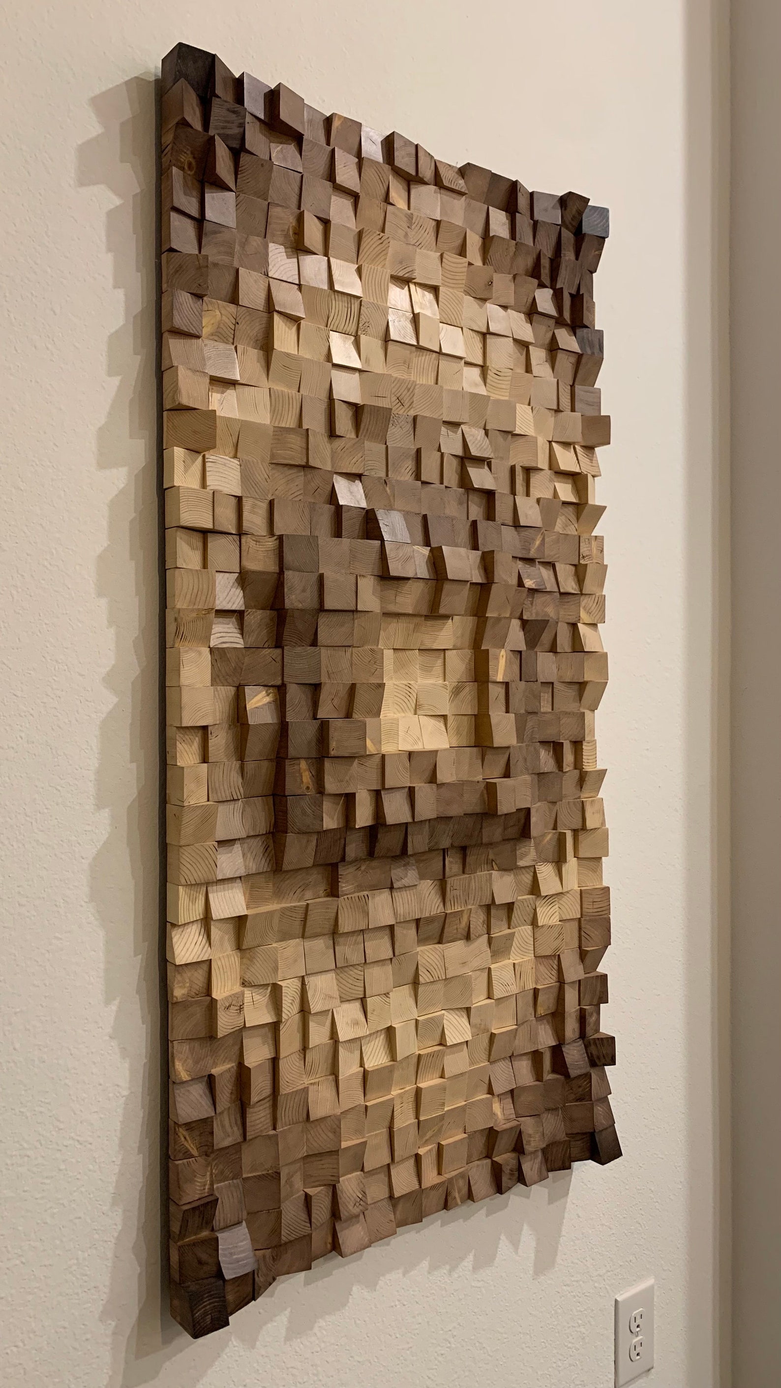 Wood Wall Art Sound Diffuser - Etsy