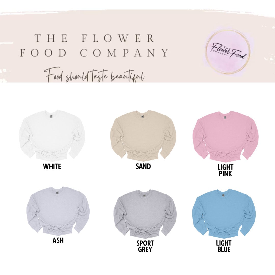 Personalized Baker's Sweatshirt, Custom Food Shirt, Bakers Shirt ...