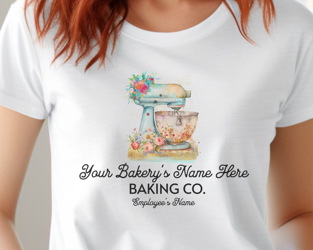 Personalized Bakery Staff Shirt, Custom Bakery Employee Shirt, Custom ...