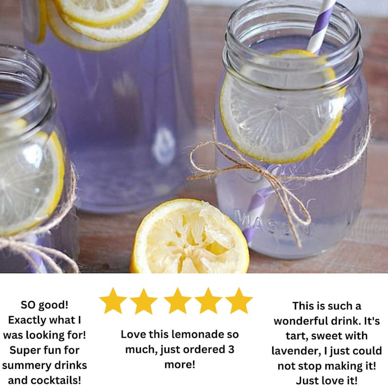 Lavender Lemonade Mix/gifts for Foodies/gourmet Beverage Mixes/drink ...