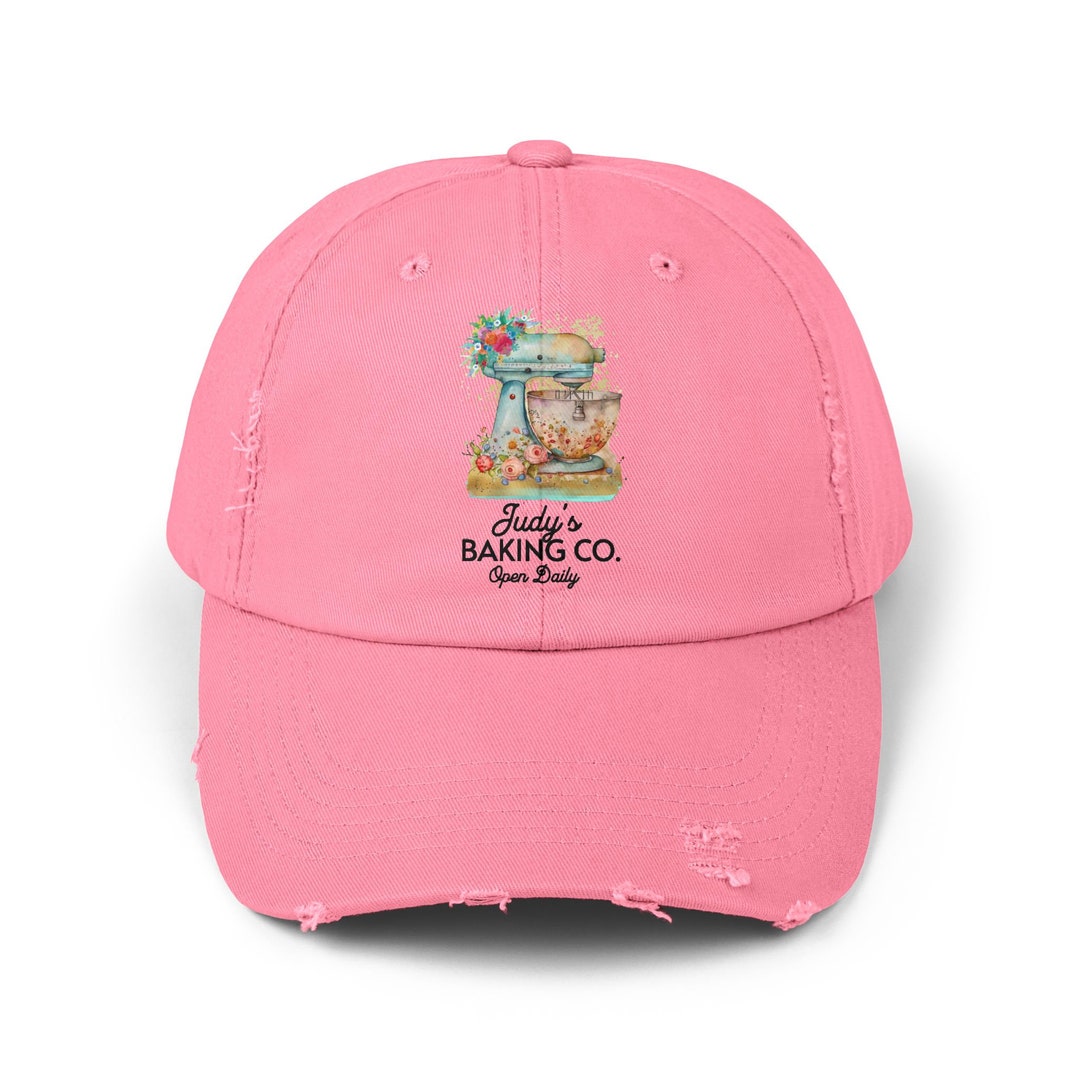 Personalized Baker's Distressed Cap, Bakers Baseball Hat, Custom Baker ...